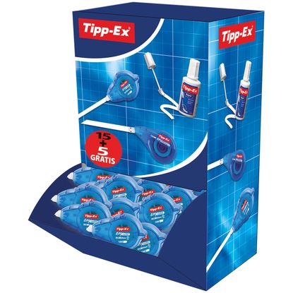 Correctietape Tipp-Ex easy refill ecolutions 5mmx14m 15+5 gratis